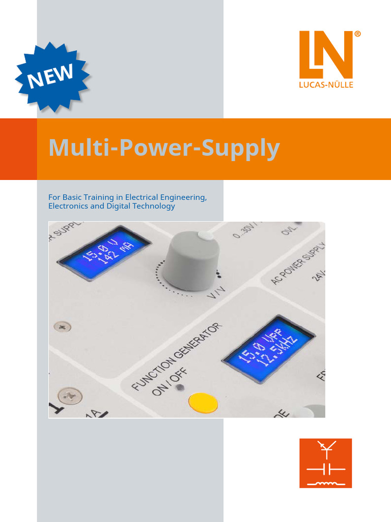 Multi-Power Supply for Student Experiments | PDF | Power Supply ...