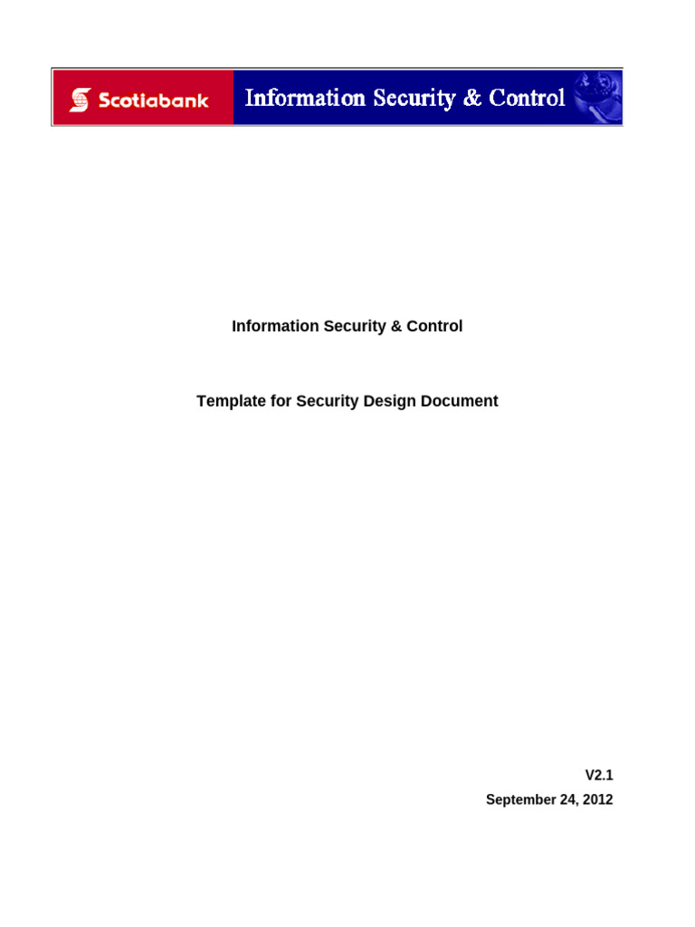 Security Design Template | PDF | Cryptography | Backup