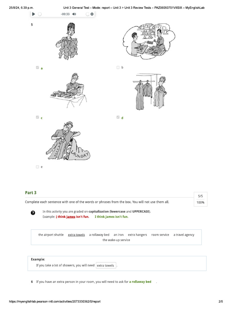 Unit 3 Review Level 6 Topnoch English Part2 | PDF