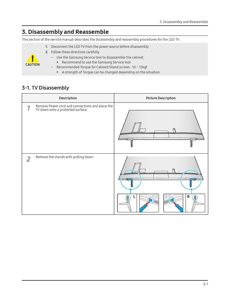Disassembly & Reassembly(1) | PDF | Capacitor | Electronics