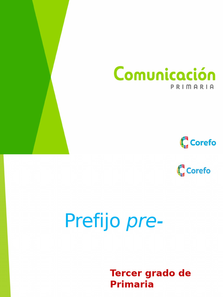 Prefijo Pre | PDF