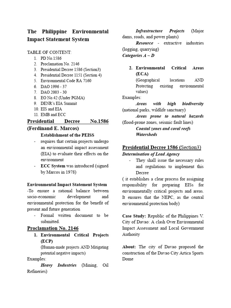 Peiss (Draft) | PDF | Environmental Impact Assessment | Environmental ...