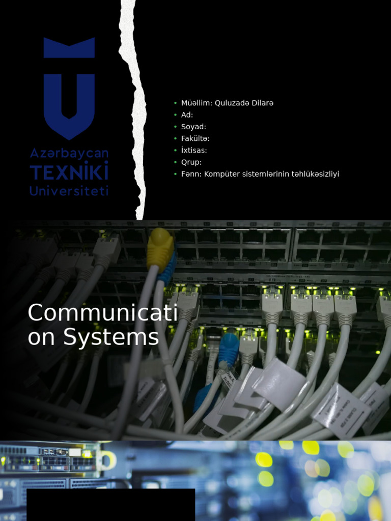 Communication Systems | PDF | Communications System | Transmission Medium