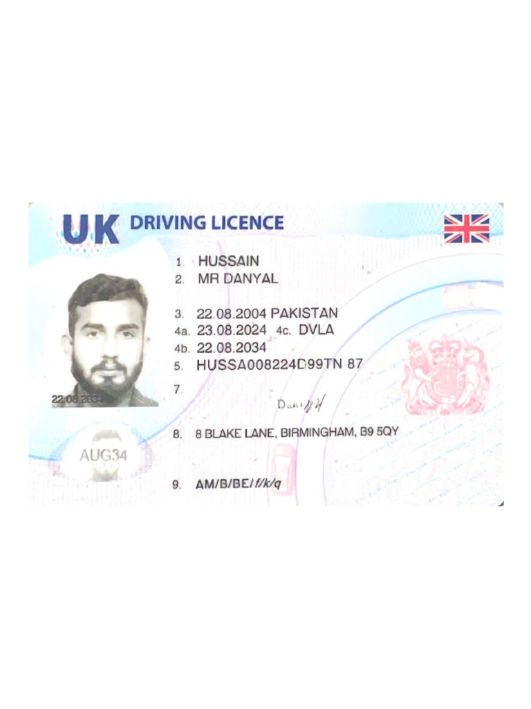 Uk Driving Licence | PDF