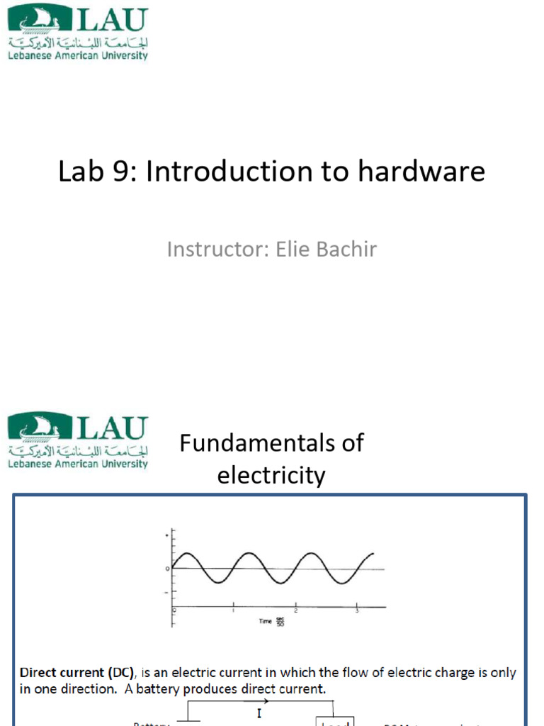 Lab 9 Introduction To Hardware Part 2 | PDF