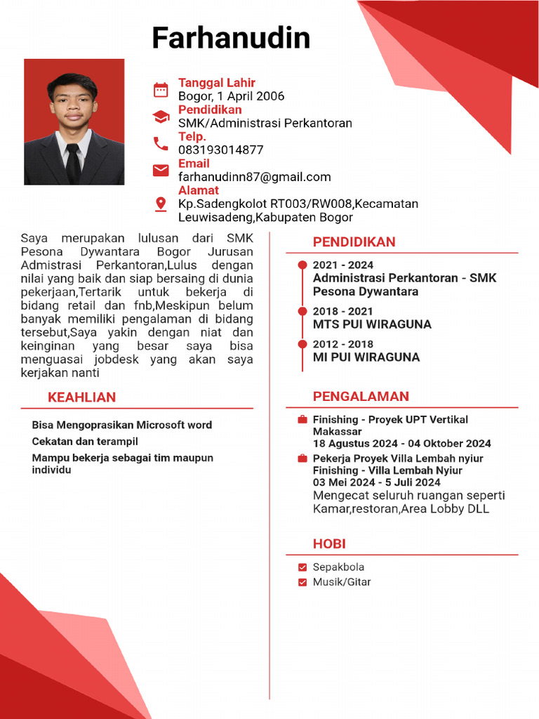 CV Terbaru | PDF