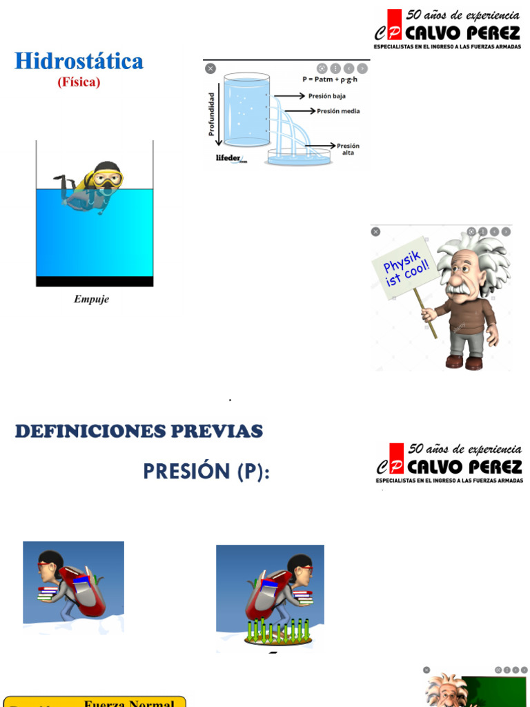 FISICA REPASO S6 HIDROSTATICA 1 | PDF