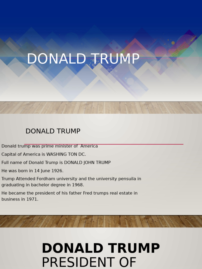 Donald Trump | PDF