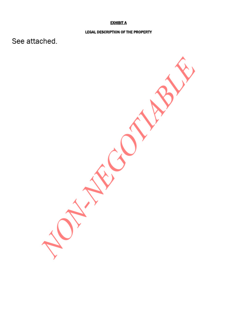 Exhibit A | PDF | Land Lot | Title Insurance