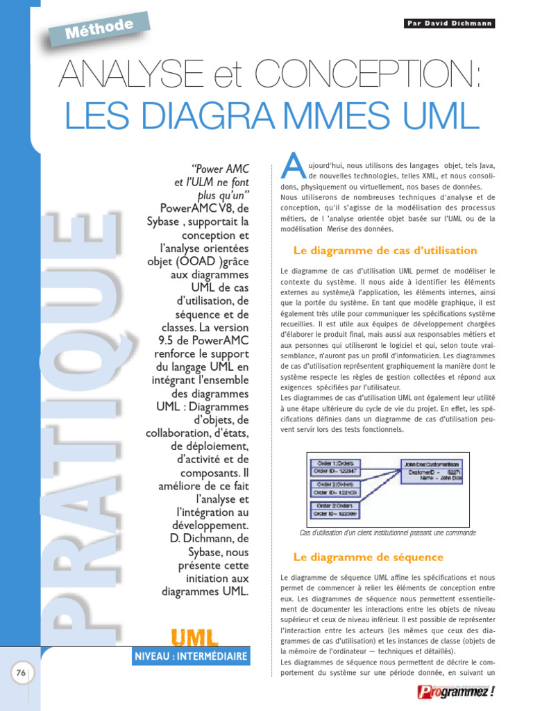 Les Diagrammes UML (Première Partie) | PDF | Cas d'utilisation ...