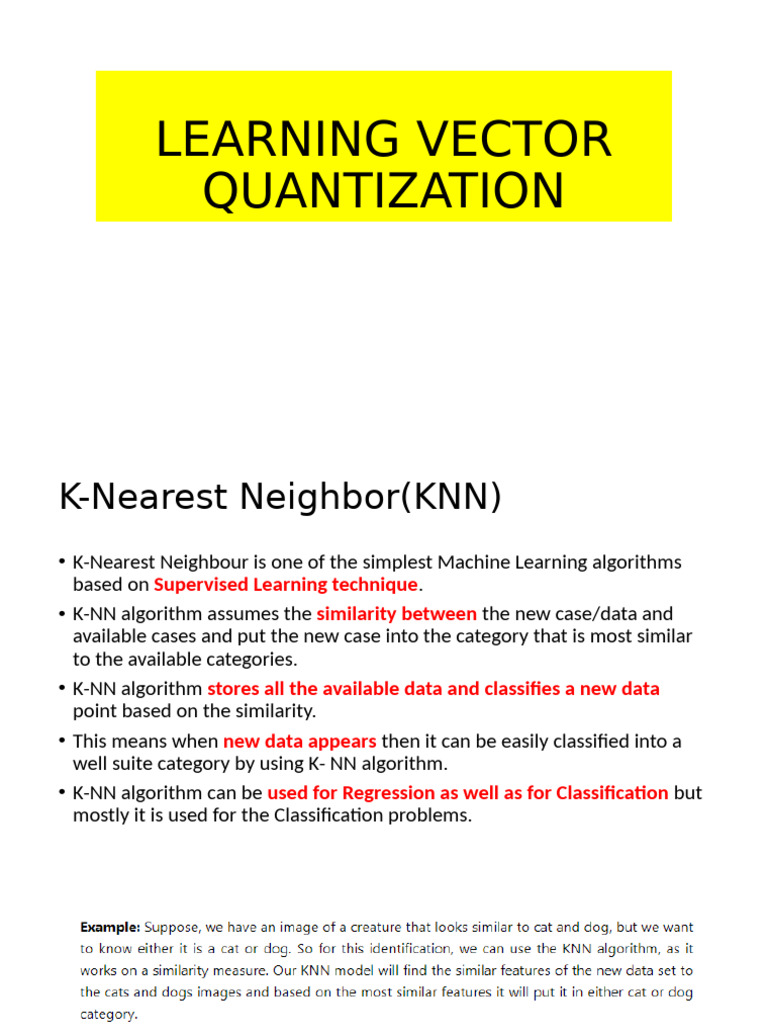 Linear Vector Quntization | PDF | Statistical Classification | Artificial Intelligence