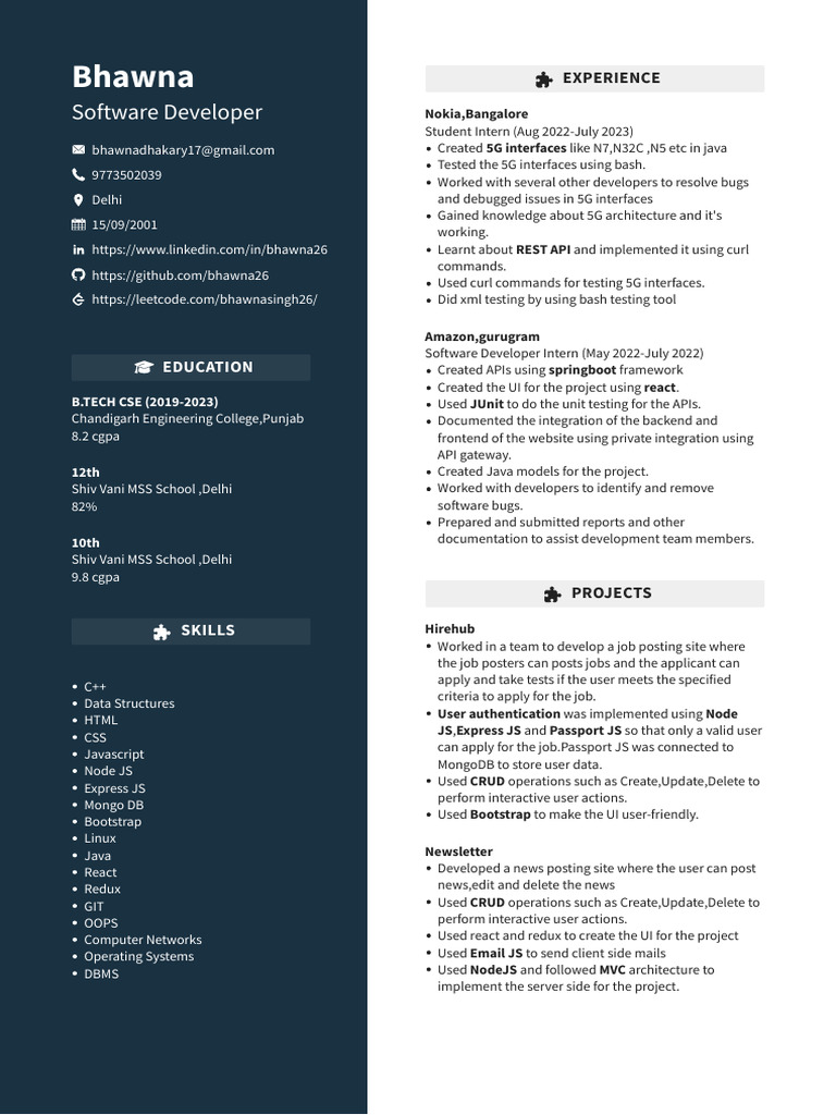 Bhawna Sde | PDF | Software Development | Information Technology