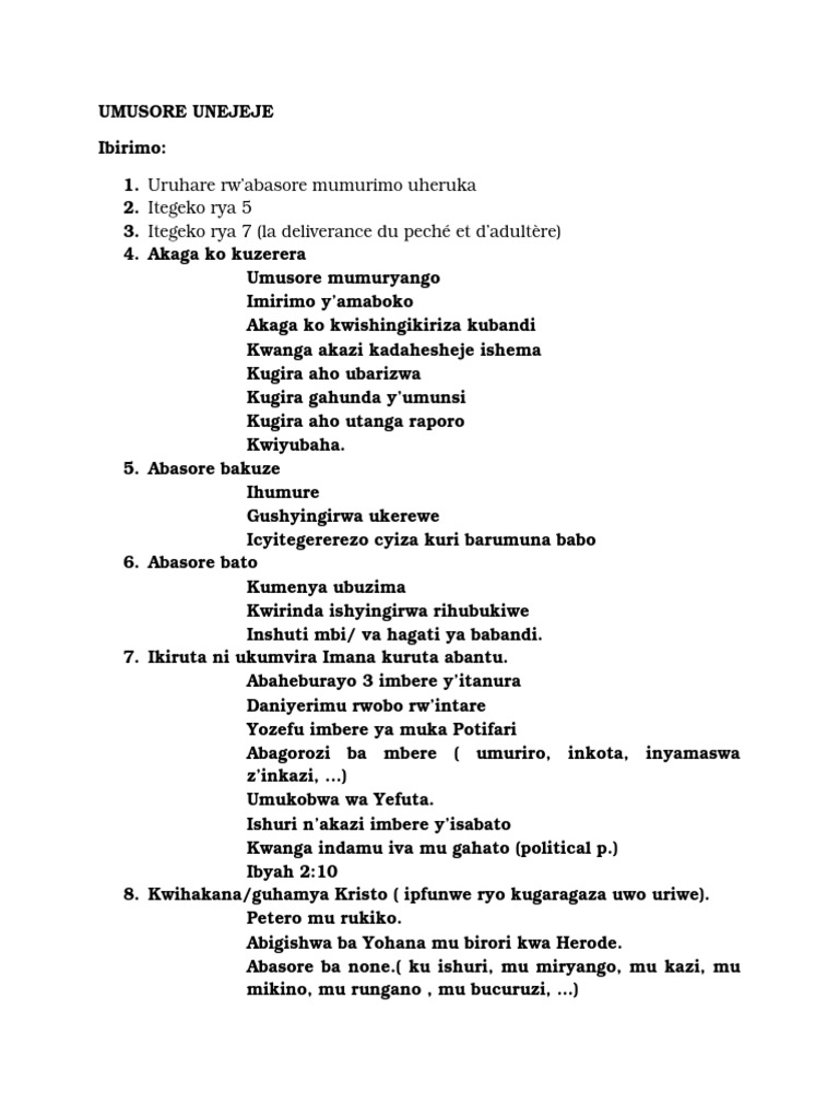 Ahazaza Heza-1 | PDF