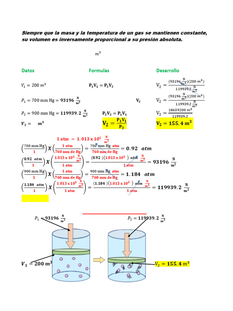 Tema 11 Ejercicios Resueltos de Ley de Los Gases | PDF | Gases | Fases de la materia