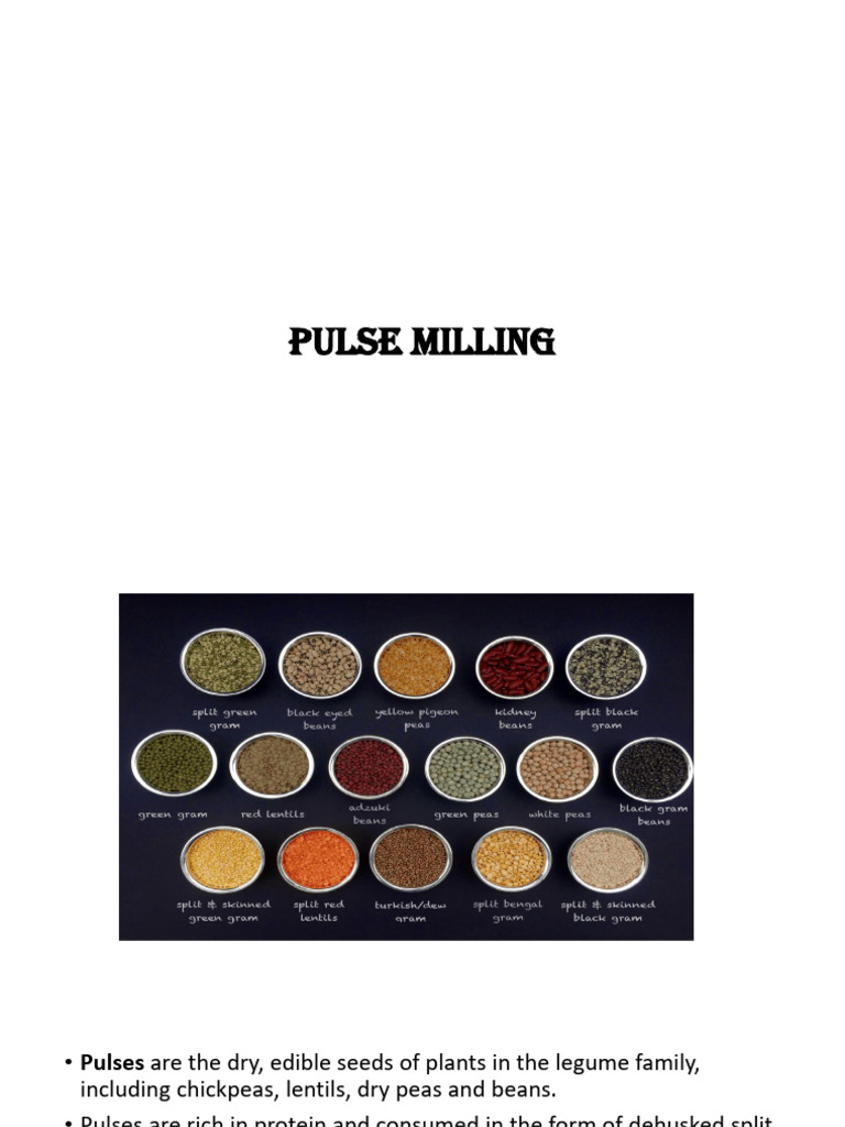Pulse-milling | PDF | Legume | Lentil