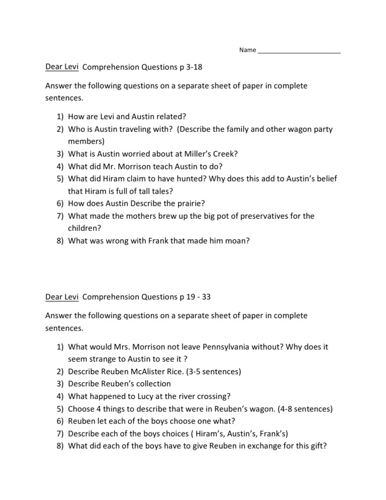 Dear Levi: Insights from Jessika Coker | PDF | Social Science