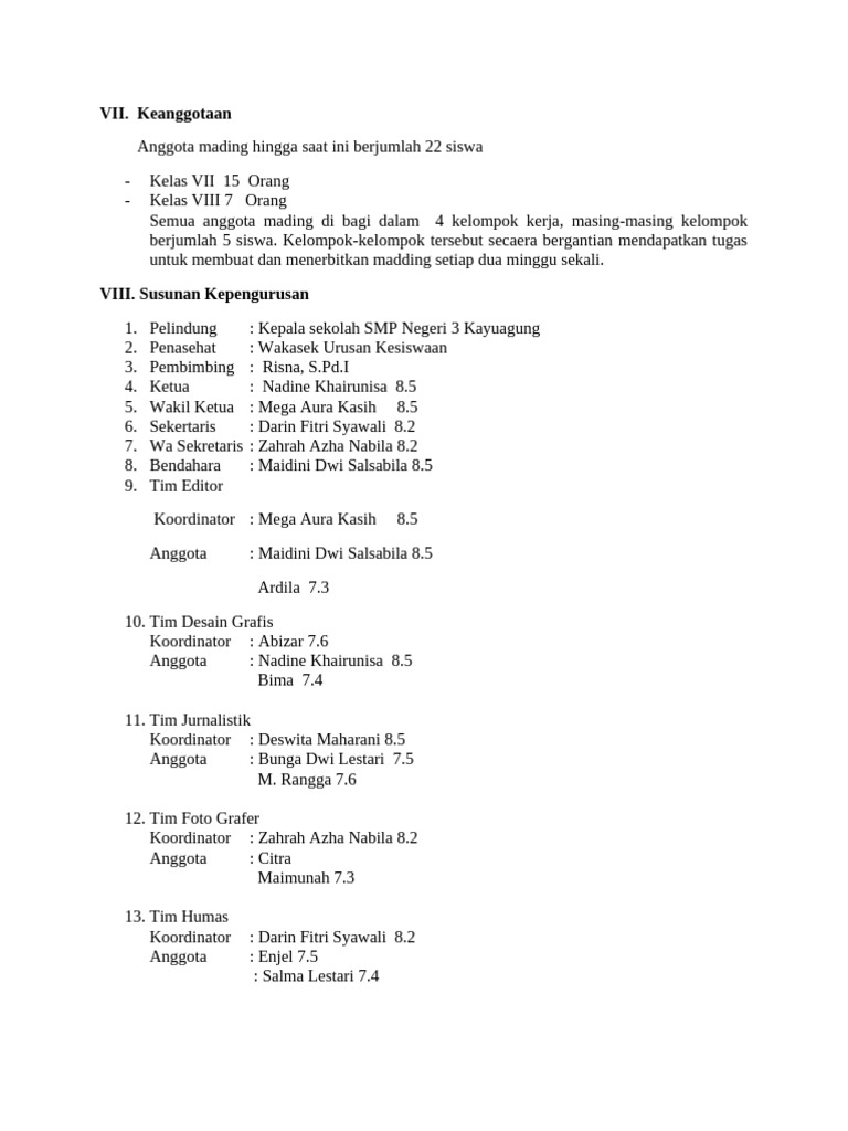 Proposal Mading Smp3 | PDF