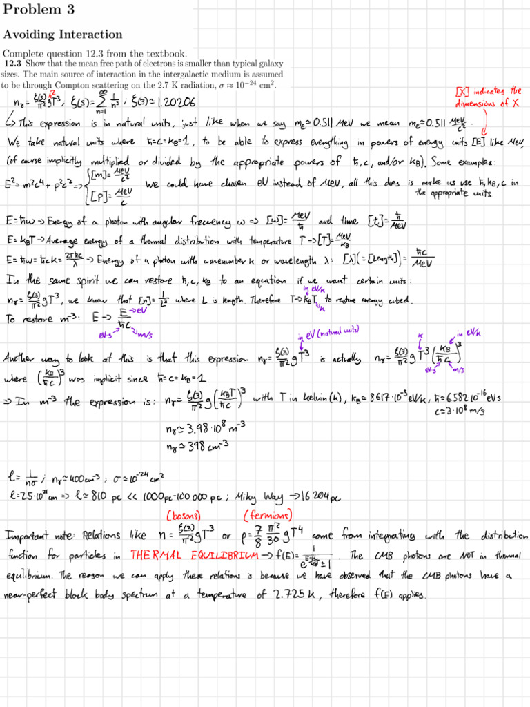 PS6 Problem 3 Expanded | PDF | Electronvolt | Particle Physics