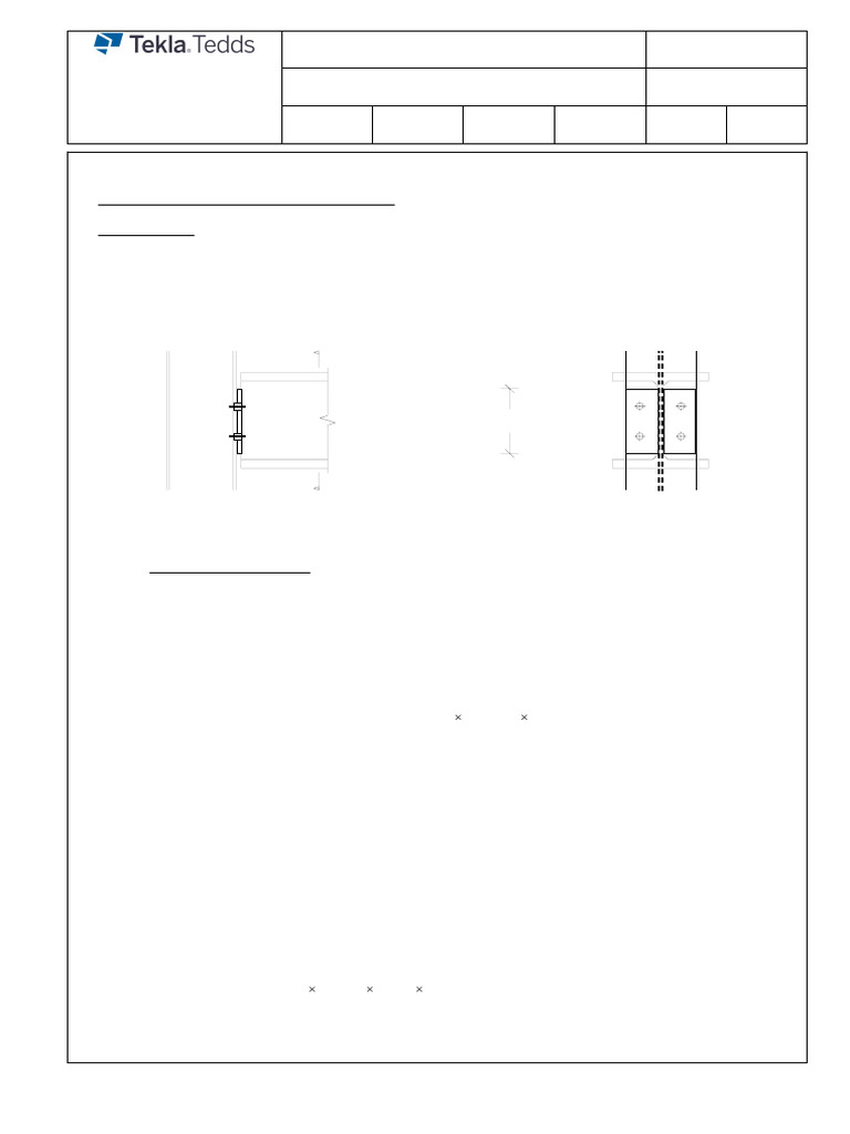 Beam to column flange with cleats example | PDF | Beam (Structure ...
