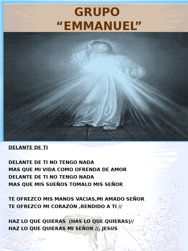 Cantos Emmanuel | PDF