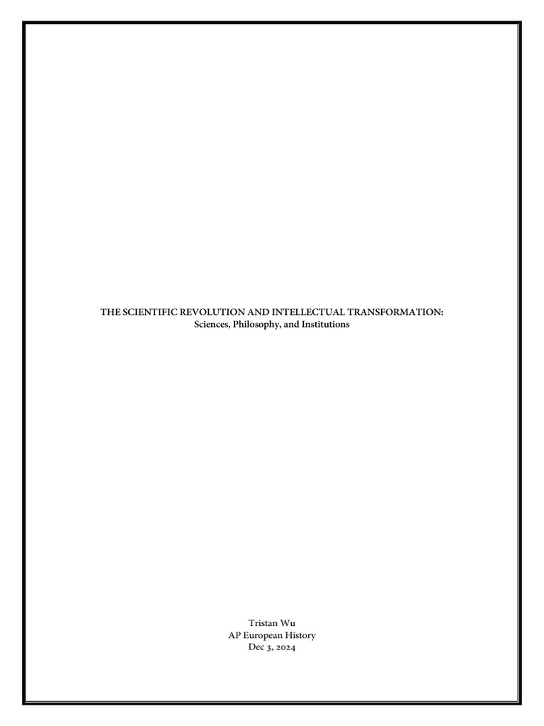 Research Paper #3 | PDF | Scientific Revolution | Nicolaus Copernicus