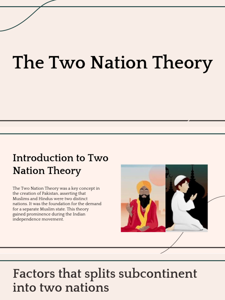 Understanding the Two Nation Theory | PDF