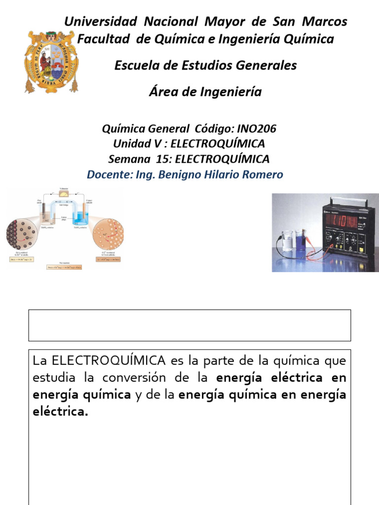 Electroquímica: Conceptos Clave y Aplicaciones | PDF | Redox ...