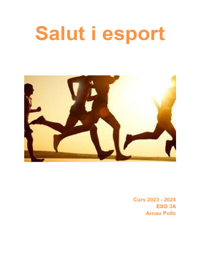 Treball Salut i Esport | PDF