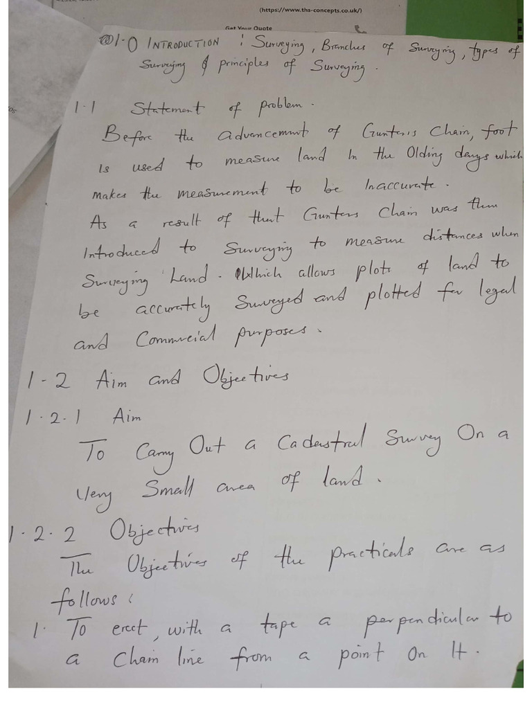 Chain Survey Report Guide Line | PDF