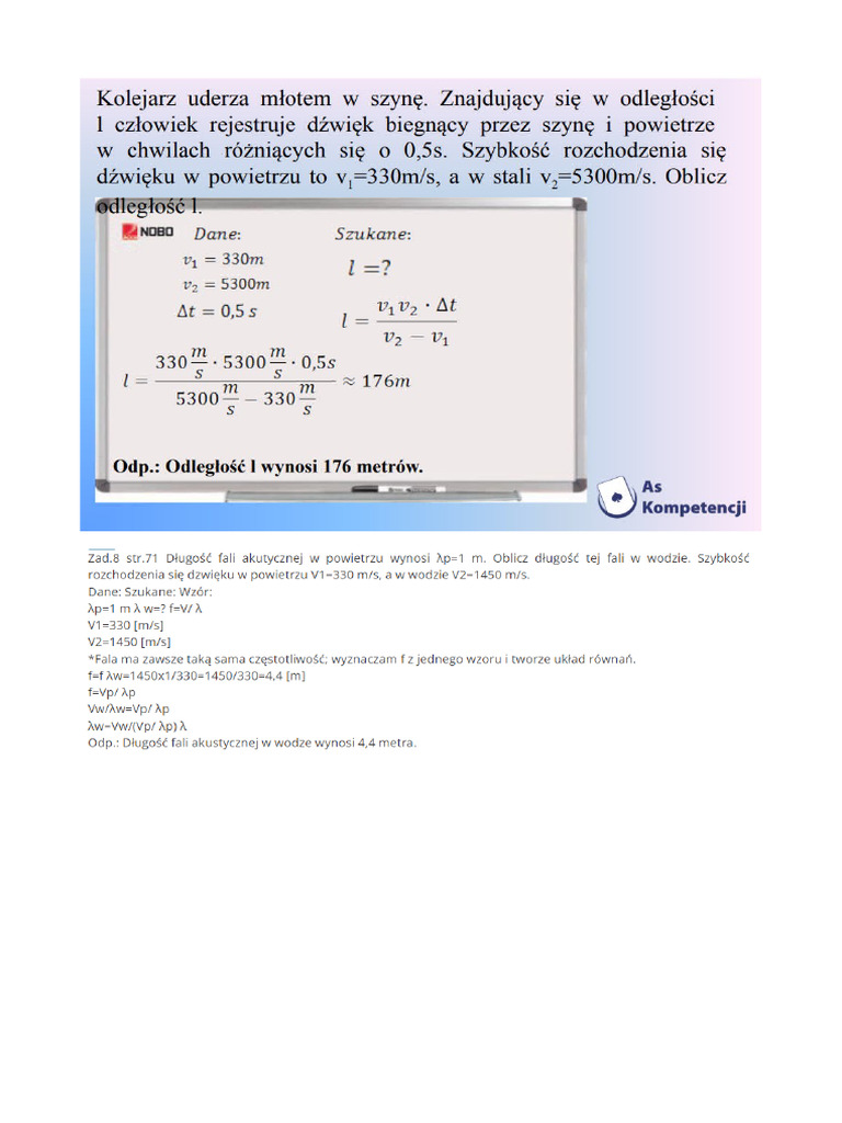 Fizyka Zadanie | PDF