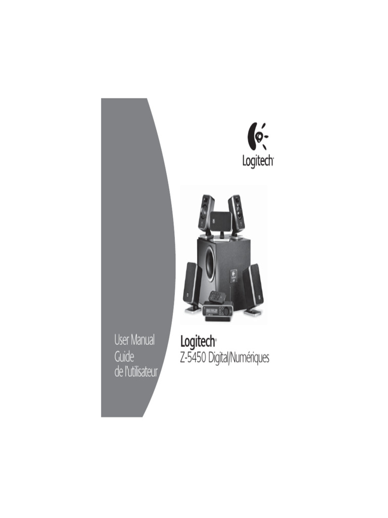 logitech-z-5450-manual-de-usuario | PDF | Sound Technology | Electronics