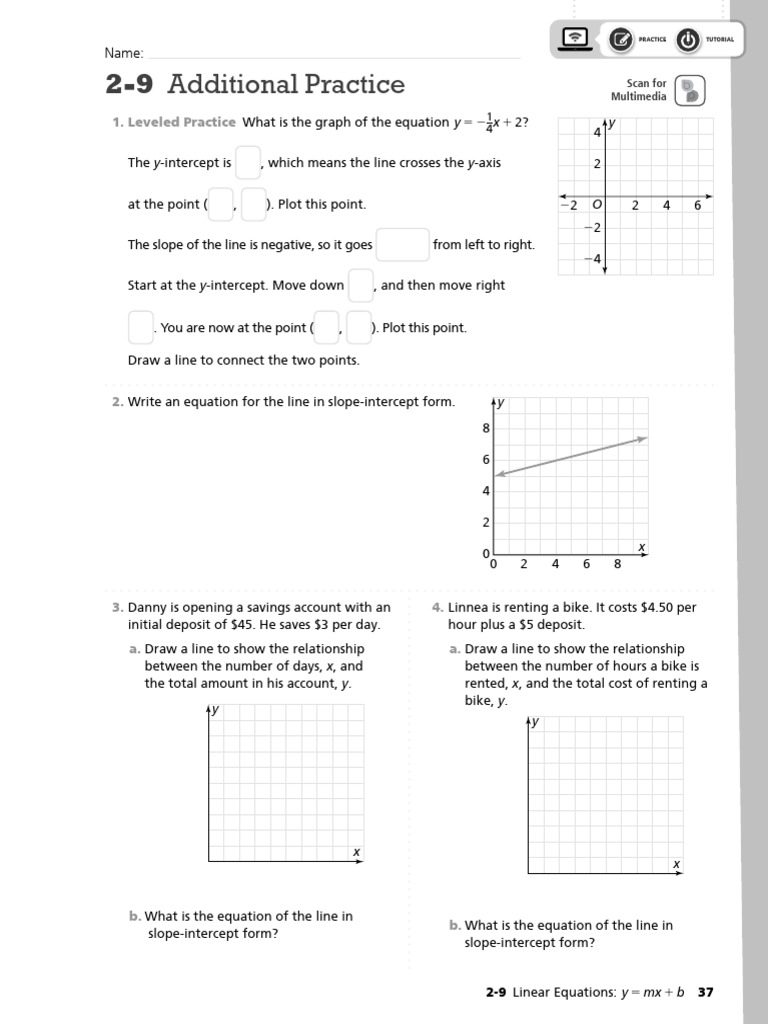 6498assignments2-9 Printable Additional Practice | PDF | Mathematical Concepts | Elementary ...