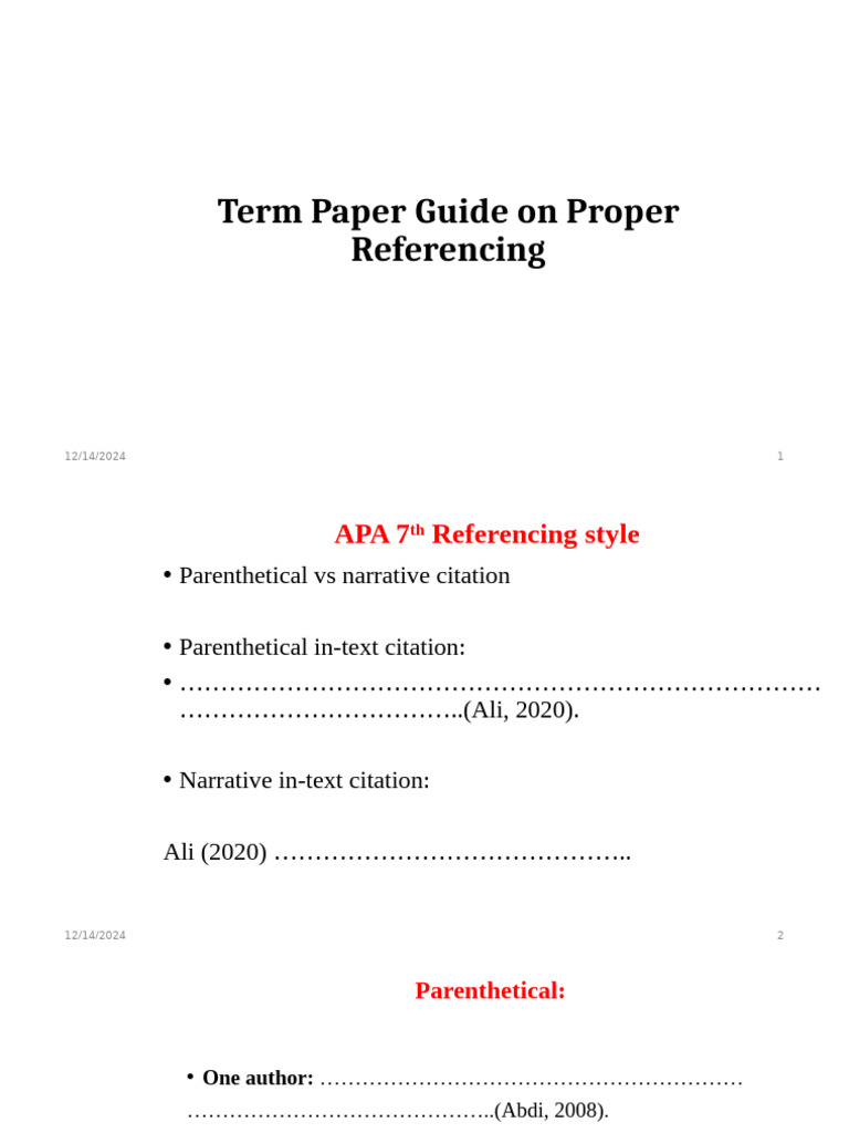 Citation and References - APA | PDF | Citation | Publishing