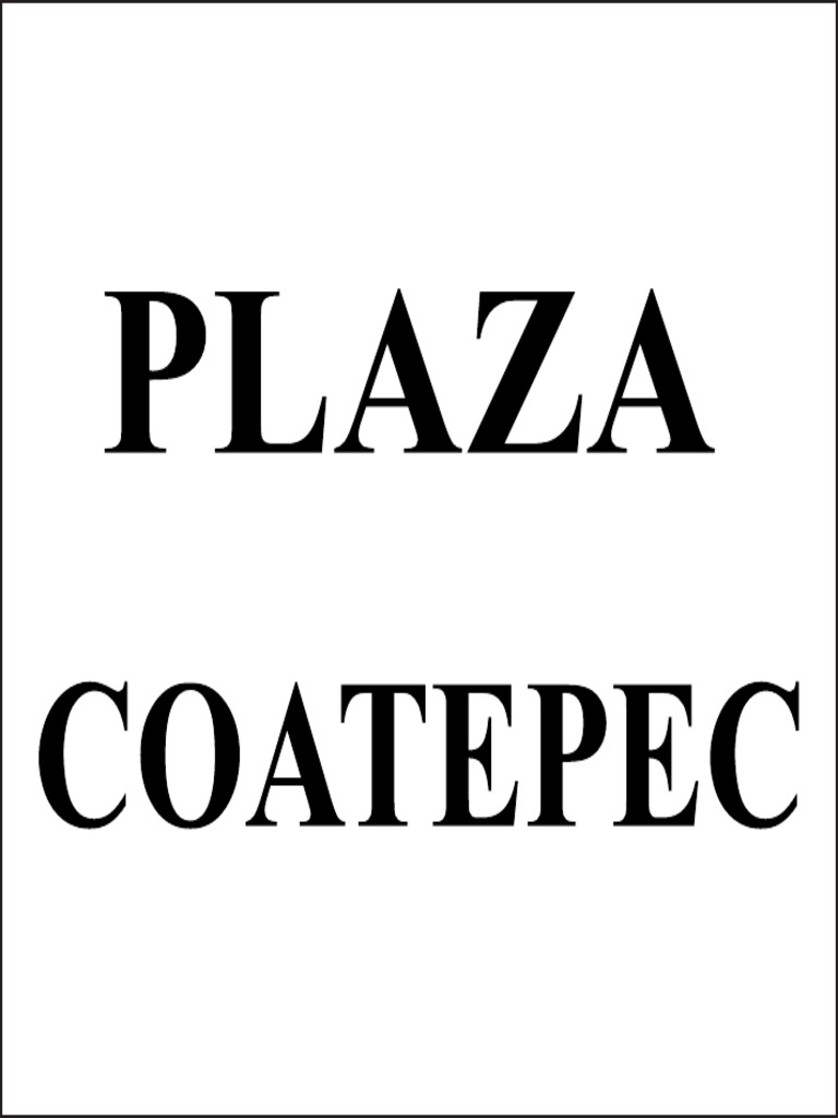 2 Lonas de 181x181 Con Rebase Plaza Coatepec | PDF