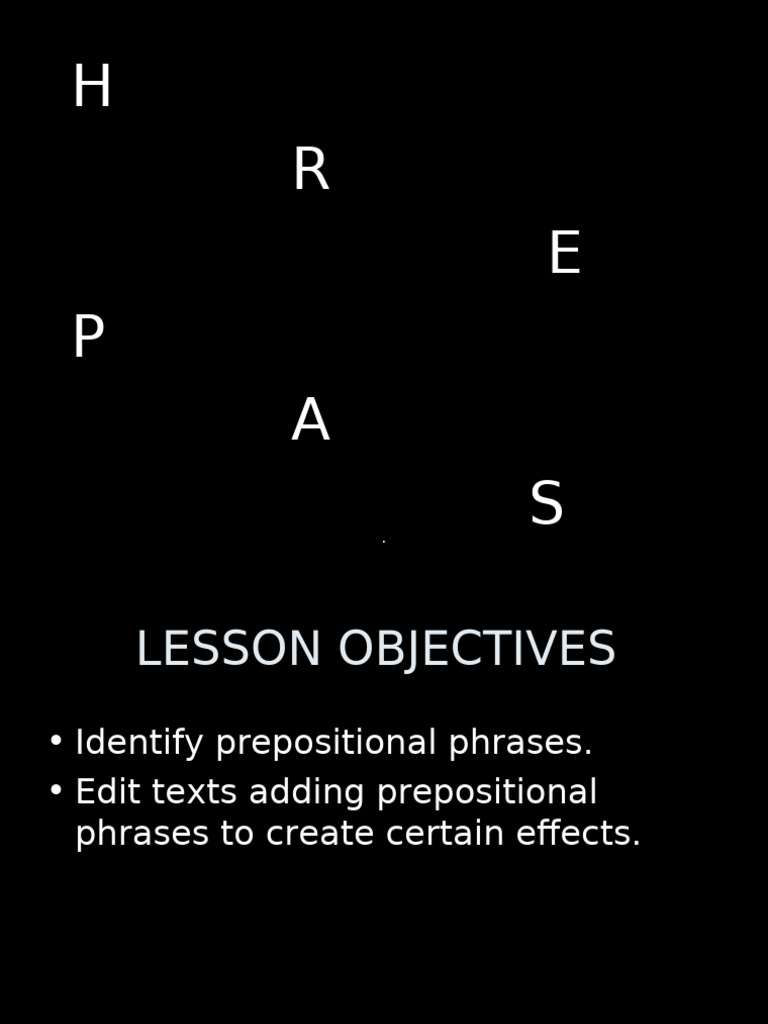 Understanding Prepositional Phrases Pdf English Grammar Adverb