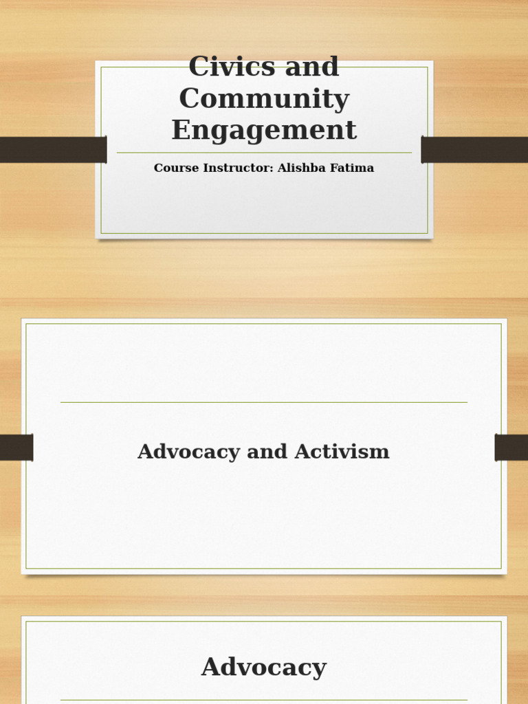 Advocacy and Activism | PDF | Activism | Public Opinion