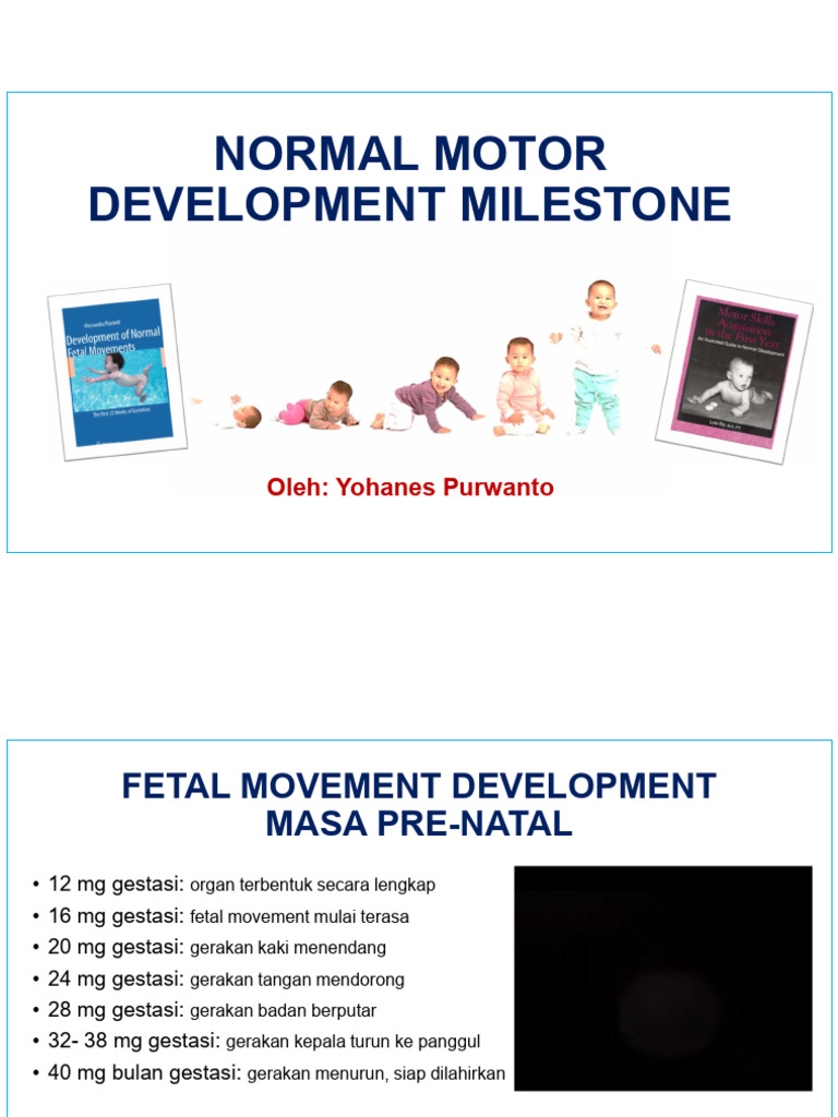 3. Perkembangan Motorik Normal_Yohanes | PDF | Anatomical Terms Of ...