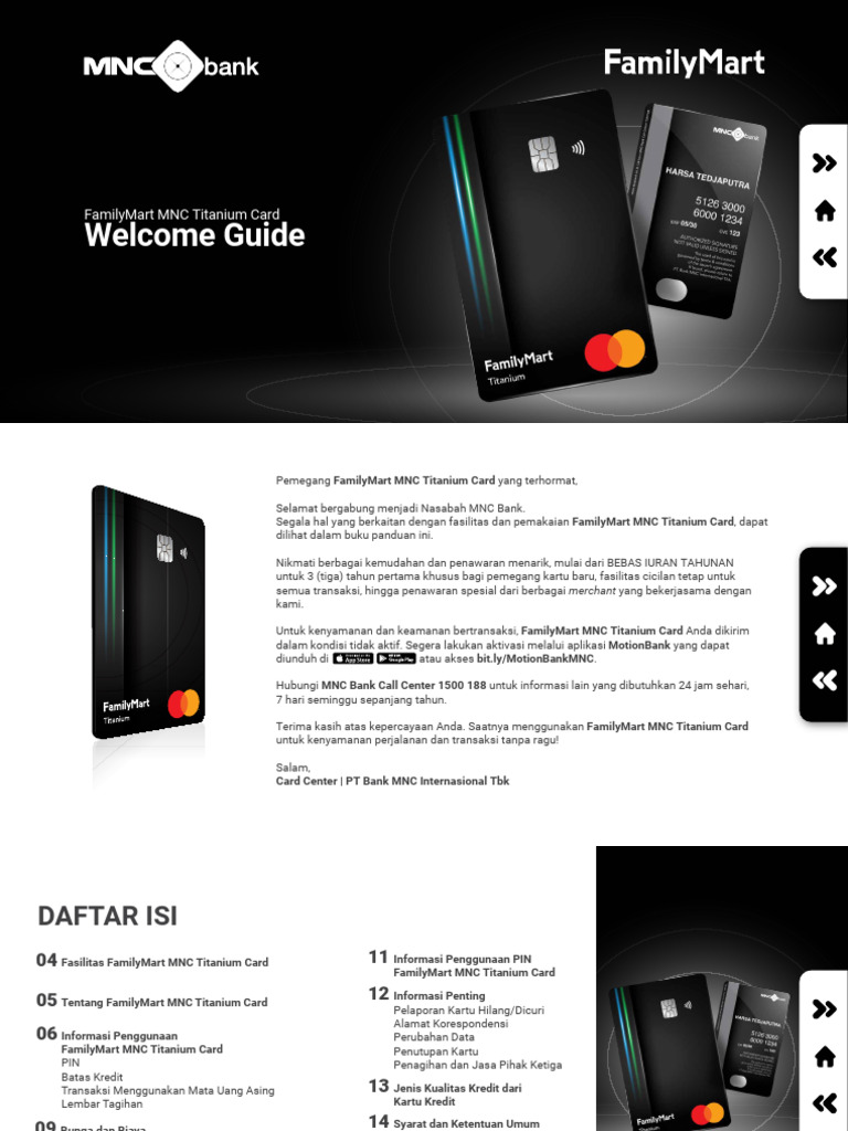 Ebooklet Guidance Familymart Card Contactless v3 | PDF