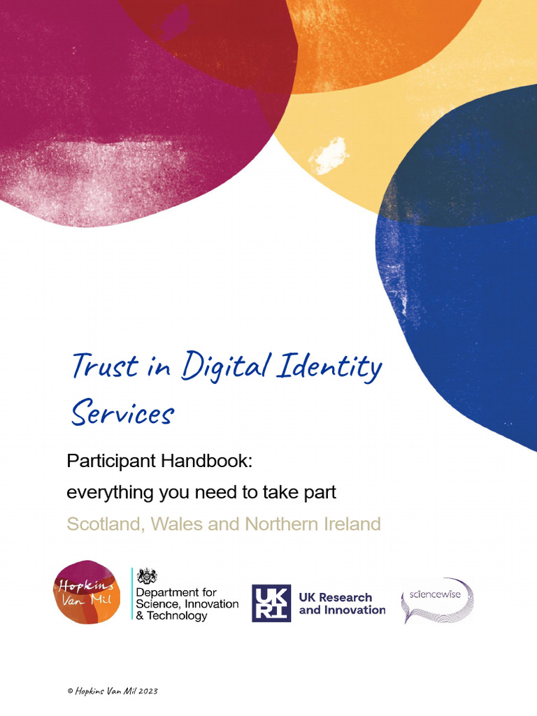 Participant Handbook - Information You'll Need To Take Part - Scotland ...