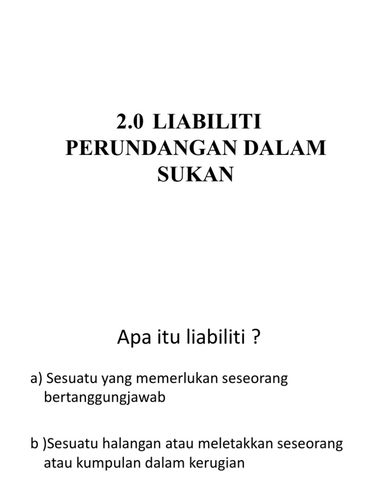 Memahami Liabiliti dan Maksudnya | PDF