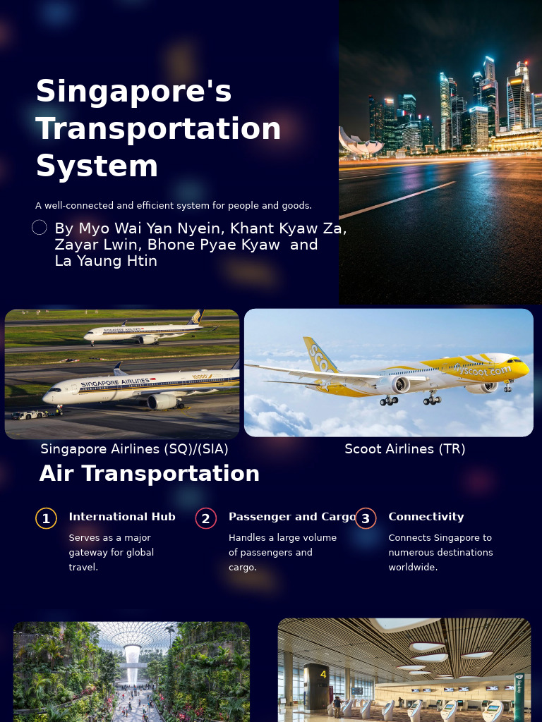 Singapore's Efficient Transportation System | PDF | Transport | Public ...