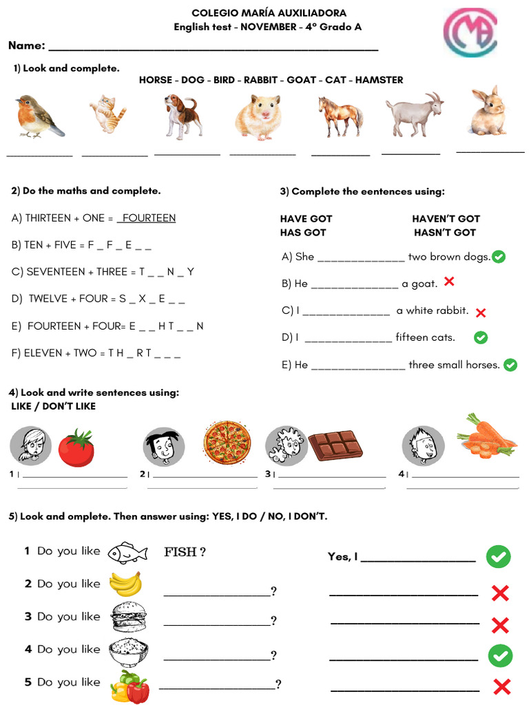 English Test MET 1 | PDF