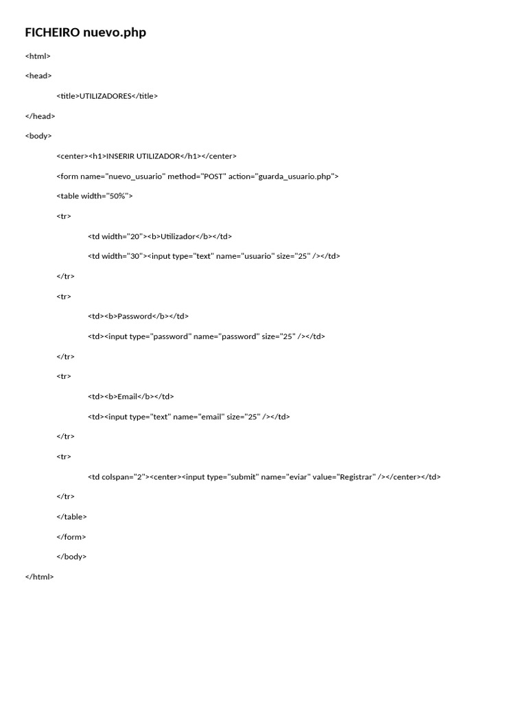 6aula Criar Menu Inserir Listar Alterar Consultar Apagar Pdf 6286
