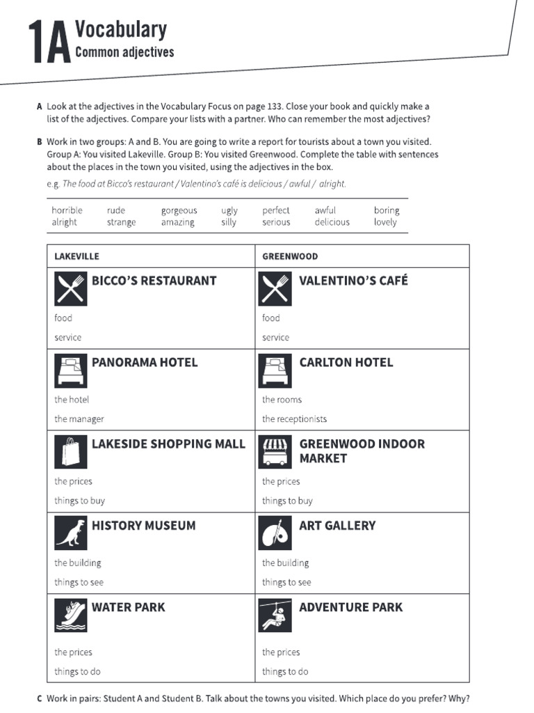 B1 Vocabulary Photocopiable Activities | PDF