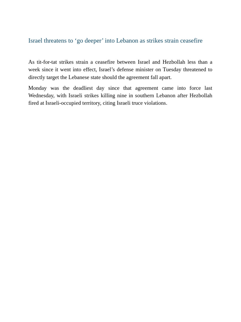 Lebanon | PDF