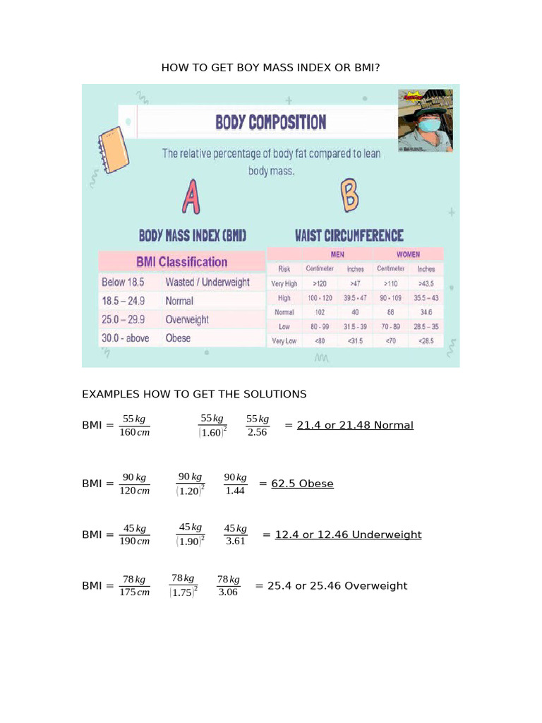 HOW-TO-GET-BOY-MASS-INDEX-OR-BMI | PDF