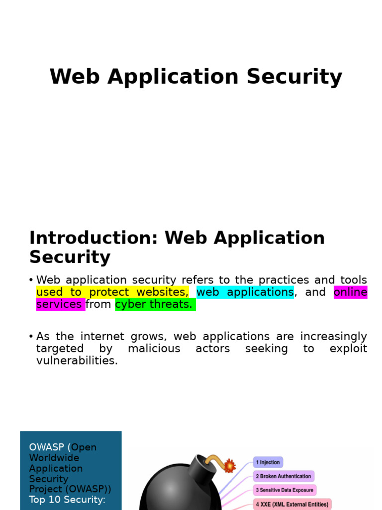 Web Application Security | PDF | Security | Computer Security