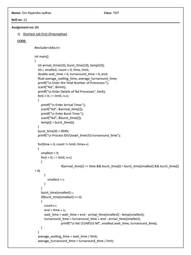 ass3 | PDF | Computer Science | Computer Programming