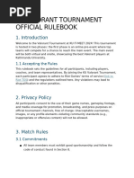 Esports - CODM Rules and Guidelines | PDF