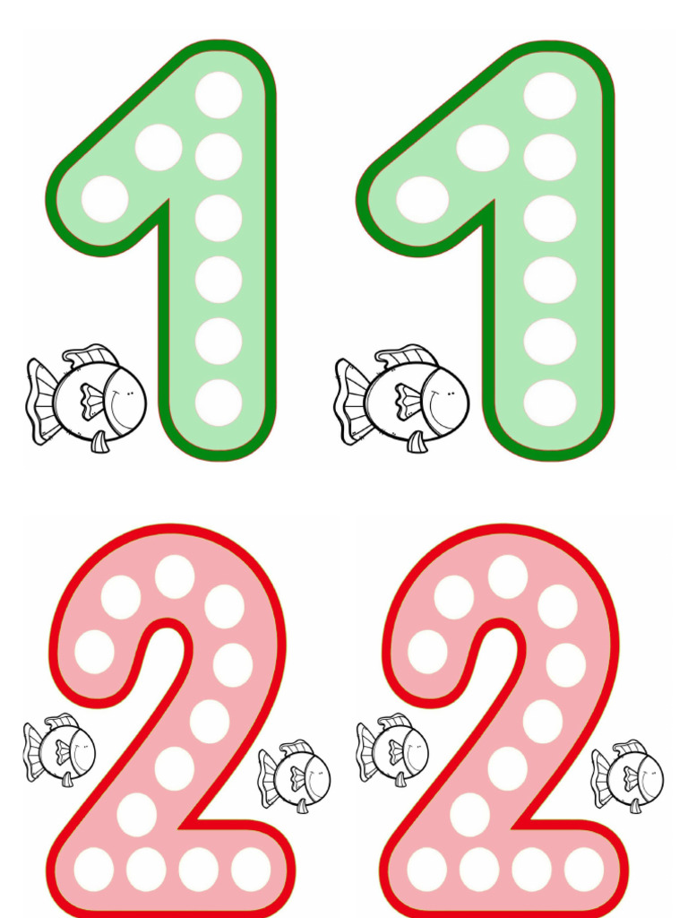 Numeros 1 A 5 | PDF